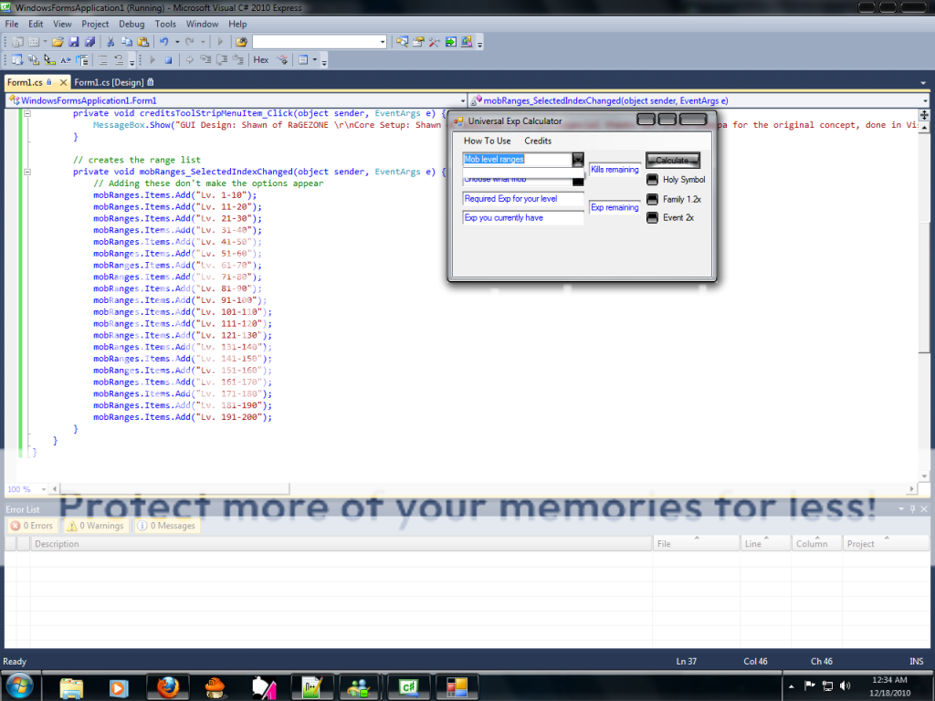 How to utilize a combobox in C# | RaGEZONE - MMO Development Forums